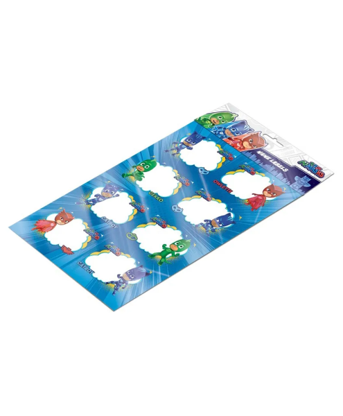 PJ Masks Name Label A4 Sheet Pack of 2 - Multi Color