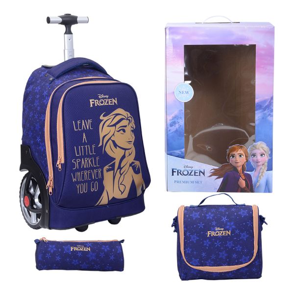 Buy Disney Frozen - Big Wheel - 3 pcs Trolley Bag Set in UAE | ToysUAE